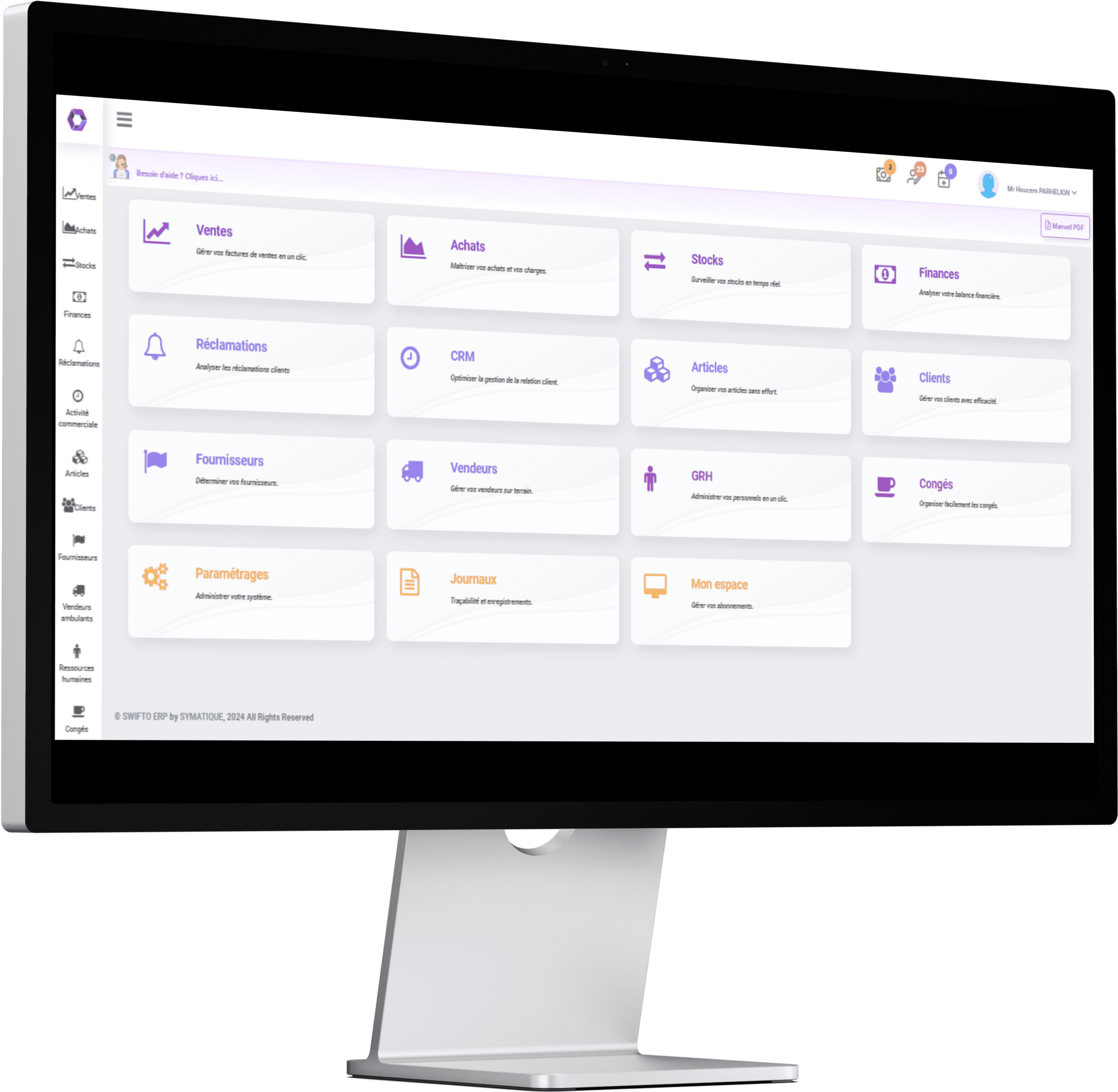 Swifto ERP en ligne